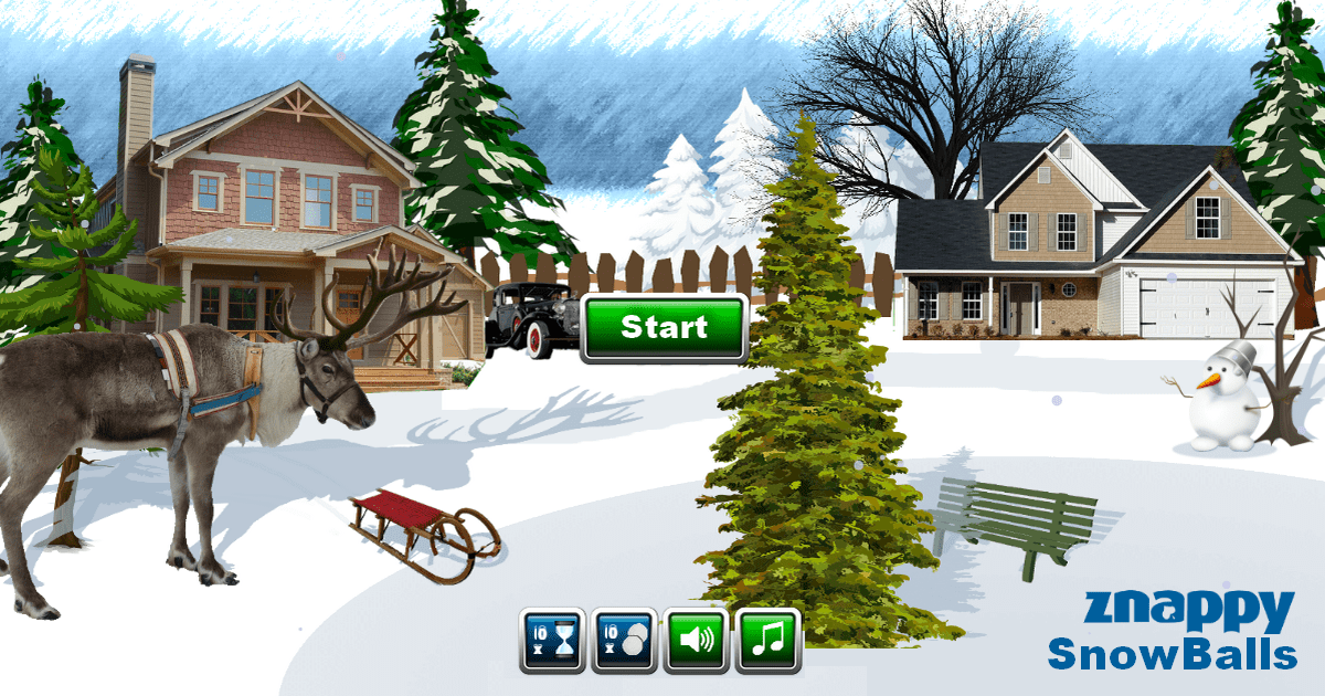 SnowBalls - Joc de iarna online